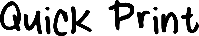 Quick Print Regular font | Fonts2u.com