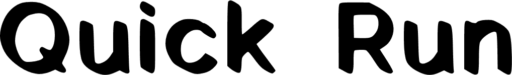 Quick Run Schriftart | Fonts2u.com