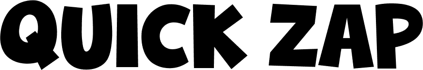 Quick Zap font | Fonts2u.com