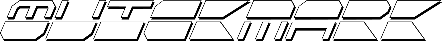 Quickmark Cond Shadow Ital font | Fonts2u.com