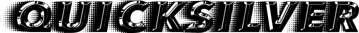 QUICKSILVER FAST Regular font