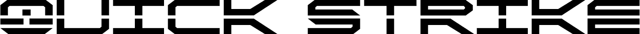 QuickStrike Bold Italic font | Fonts2u.com