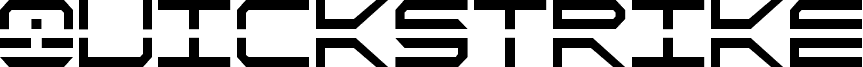 QuickStrike Italic Condensed font