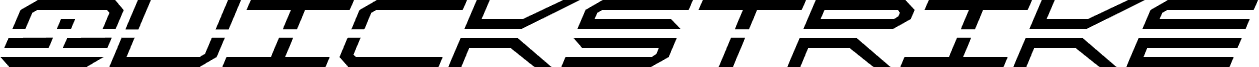 QuickStrike Bold Italic font | Fonts2u.com