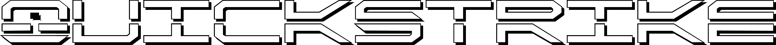 QuickStrike Shadow font | Fonts2u.com