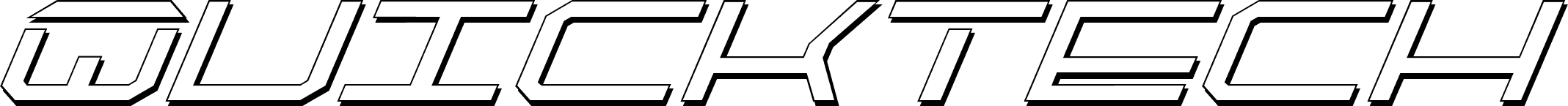 QuickTech Shadow Italic font | Fonts2u.com