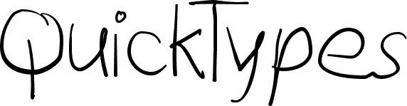 QuickTypes font | Fonts2u.com
