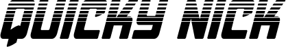Quicky Nick Straight Halftone font | Fonts2u.com