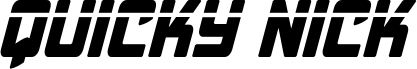 Quicky Nick font | Fonts2u.com