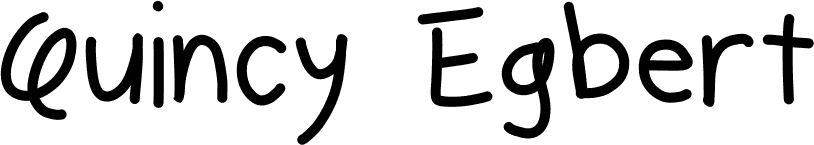 Quincy Egbert font | Fonts2u.com