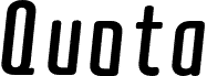 Quota Bold font | Fonts2u.com