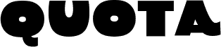 Quota Bold Cond. font