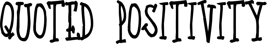 Quoted Positivity font | Fonts2u.com