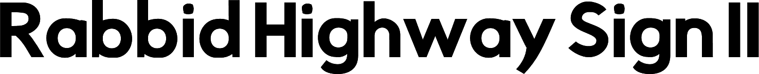 Rabbid Highway Sign II font | Fonts2u.com