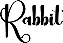 Rabbit font | Fonts2u.com