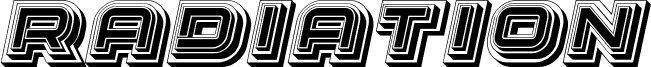 Radiation Regular font | Fonts2u.com