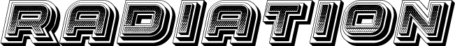 Radiation Filled Regular font | Fonts2u.com