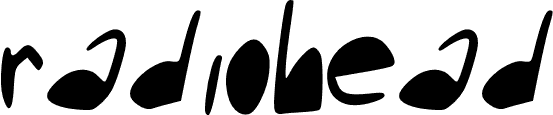 radiohead font | Fonts2u.com