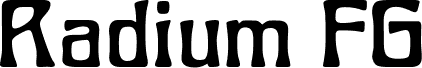 Radium FG font | Fonts2u.com
