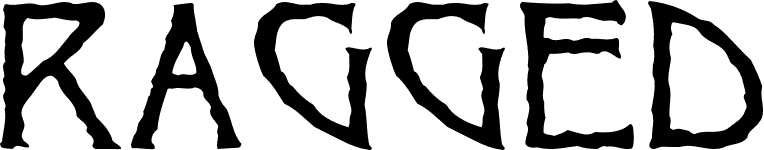 Ragged font