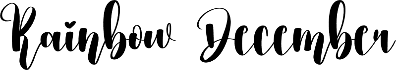 Rainbow December font | Fonts2u.com