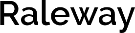 Raleway 字体 | Fonts2u.com