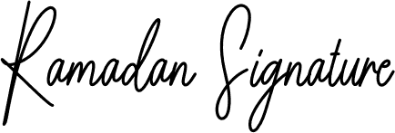 Ramadan Signature font | Fonts2u.com