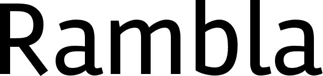 Rambla font | Fonts2u.com