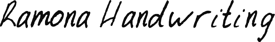 Ramona Handwriting Regular font