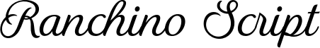 Ranchino Script PERSONAL USE Regular font | Fonts2u.com