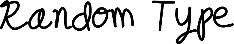 random type font