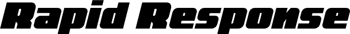 Rapid Response Semi-Italic 字体 | Fonts2u.com