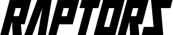 Raptors font