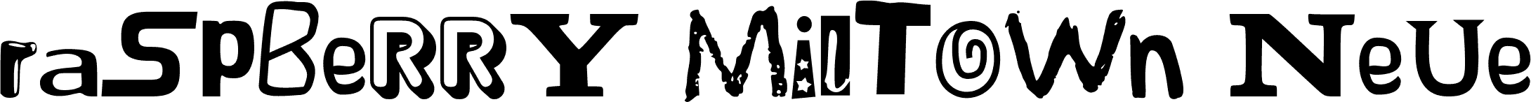 Raspberry Miltown Neue font | Fonts2u.com