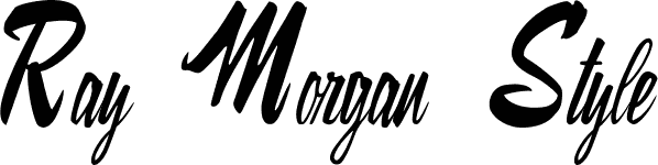 Ray Morgan Style font | Fonts2u.com