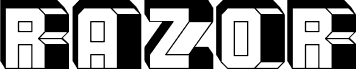 Razor Black Regular font | Fonts2u.com