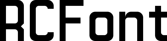 RCFont Regular font | Fonts2u.com