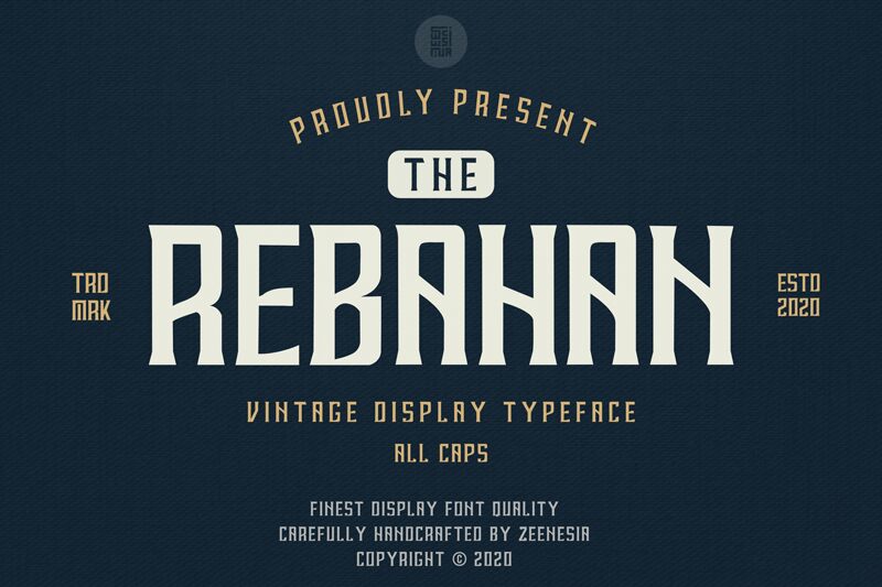 REBAHAN Font rebahan-font
