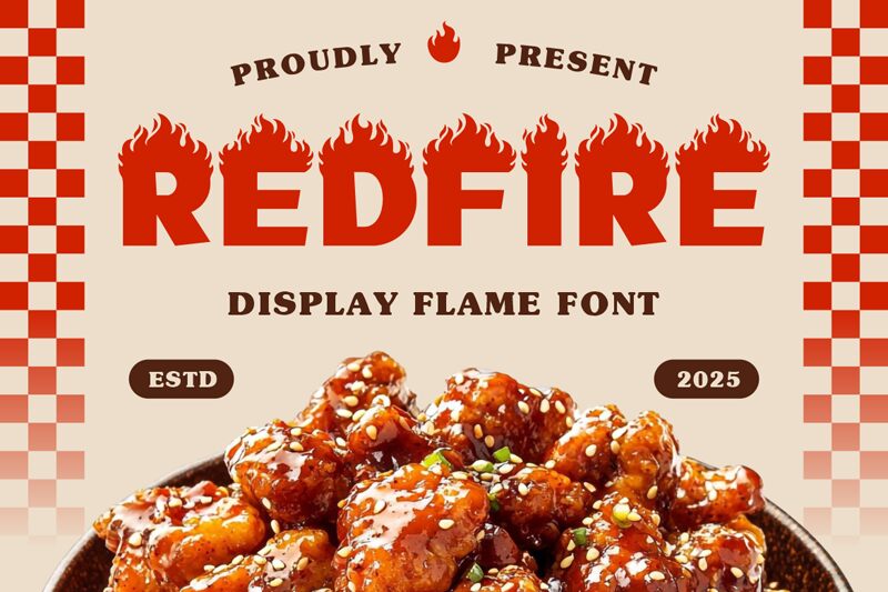 Redfire font