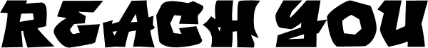 REACH YOU PERSONAL USE font | Fonts2u.com