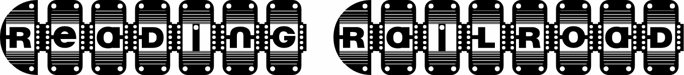 Reading Railroad font