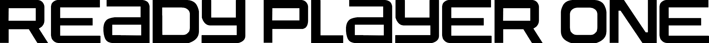 Ready Player One font | Fonts2u.com