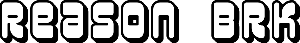 Reason Shadow BRK font | Fonts2u.com