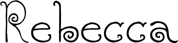 Rebecca font | Fonts2u.com