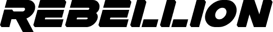 Rebellion font
