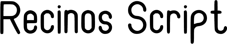 RecinosScript Regular Regular font | Fonts2u.com