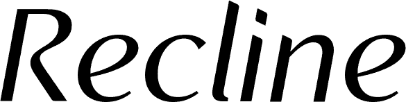 Recline Italic フォント | Fonts2u.com