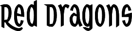 Red Dragons Italic font | Fonts2u.com