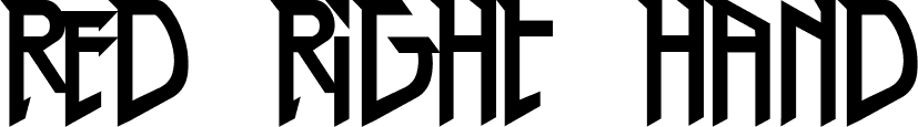Red Right Hand font | Fonts2u.com