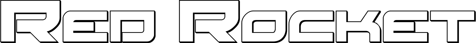 Red Rocket 3D Regular font | Fonts2u.com